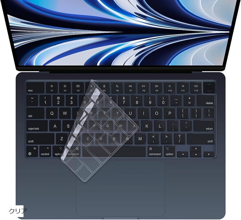 バリエーションコード : 2b94sok4ug商品コード2b94wo958v商品名Macbook Pro/Air M2 M3 キーボードカバー US配列 日本メーカー品 TPU超極薄 2021-2024型番 耐水 耐塵 A3113/A299...