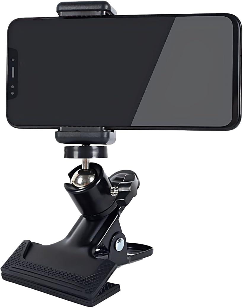 商品コード2b9vlufs9r商品名車 スマホホルダー サンバイザー クリップ式 360度 無段階 角度調整 後部座席 デスク テーブル に取付可能 Android iPhone 4-7インチ対応ブランドEast Leafカラーブラック「強...