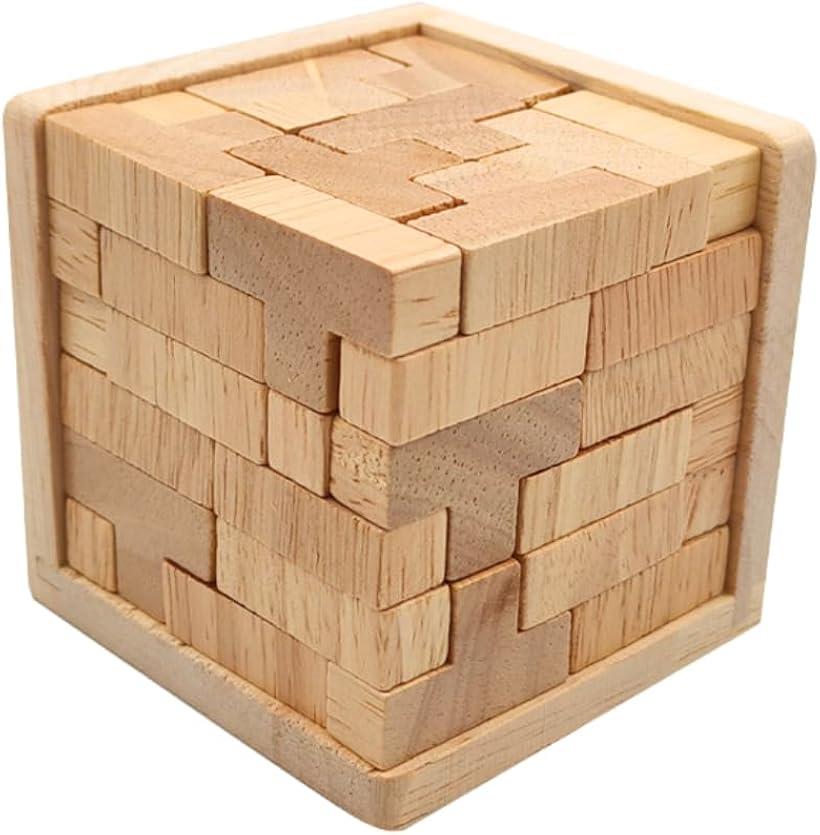 商品コード2b9lwutt6c商品名木製パズル パズル 立体 キューブパズル 脳トレ 木製 54ピースブランドideamall「知育と脳トレに」子供の発想力、大人の脳活に最適な立体パズル。T型ピースを組み立てて楽しく頭の体操をしましょう。「...