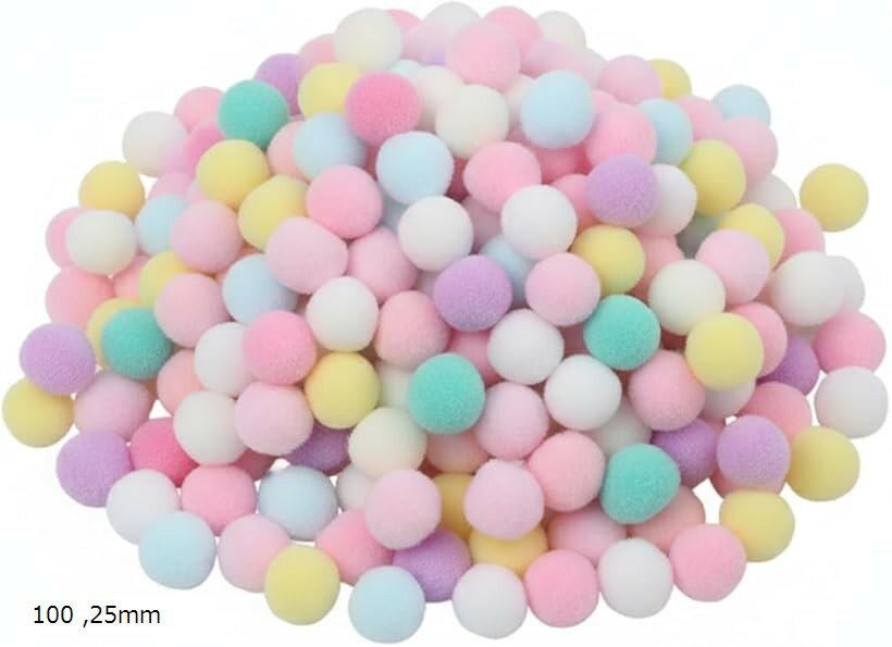 バリエーションコード : 2bugpcru1p商品コード2bugp20s2r商品名ポンポンボール カラフル 25mm 100個入り 推し活 装飾 デコパーツ 手芸綿 痛バッグ 飾りブランドJP Numberカラーカラフル「ふわふわ素材」やわ...