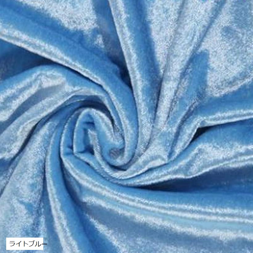 バリエーションコード : 2bu6ot6f8r商品コード2bu6othjp3商品名高光沢 映える ベロア 生地 カラー 無地 布 約幅1.5mx3m裁断済みブランドmoonfarmカラーライトブルー高光沢で映えるスタンダードベロア生地。カラ...