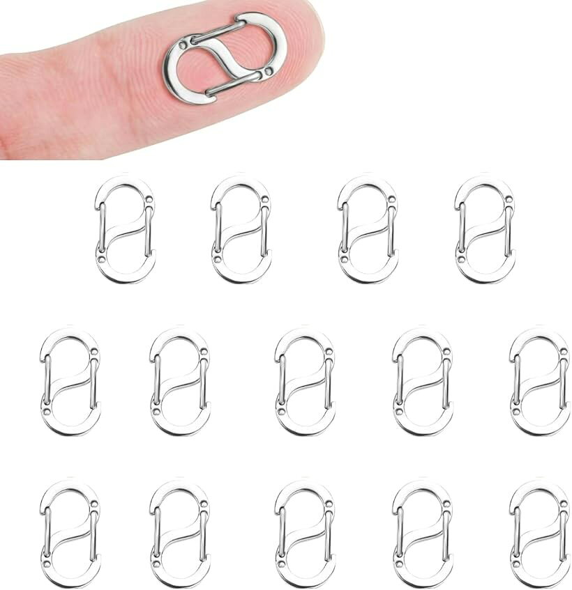 バリエーションコード : 2buwh06gh8商品コード2buwh0kopc商品名カラビナ キーリング 留め具 DIY 多目的 ステンレス キーホルダー ナスカン 接続 パーツブランドS.T.S.Gカラーシルバーサイズ等15個セット：1.2...