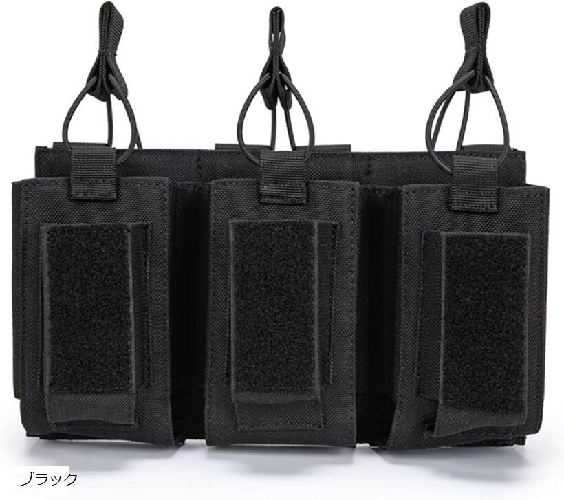 バリエーションコード : 2b4pp8sfiv商品コード2b4pp995sk商品名三連マガジンポーチ 軽量 サバゲー マガジンポーチ M4 AK MOLLE モール 対応 オープントップ プレキャリ用 実物 1000Dナイロン トリプルマガ...