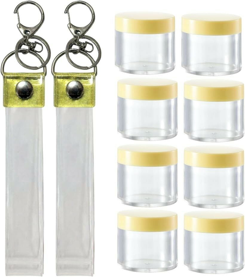 バリエーションコード : 2brnjfunyg商品コード2brn20p2ks商品名銀テープホルダー 銀テープ 収納ケース 保管ブランドArchnoteカラーイエローサイズ等キーホルダー 2本 ケース 8個持ち歩き用 銀テープ入れ＋収納ケース...