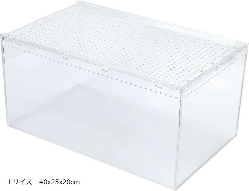 バリエーションコード : 2bucscgho4商品コード2bucscvx3l商品名爬虫類 ケージ シェルター 飼育ケース アクリル製 トカゲ 蛇 サソリ 飼育 ボックスブランドNeutral Zenithカラークリアサイズ等Lサイズ　40x...