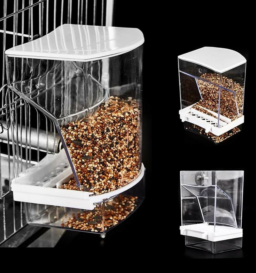 商品コード2bu4ftk0lp商品名鳥 餌入れ 自動給餌器 バードフィーダー えさ入れ ケージ取り付け 自動餌やり機 フィーダーブランドLeticsカラーホワイト「ケージに取付可能な餌入れ」ケージにひっかけ、上部のネジを手で締め付けるだけで...