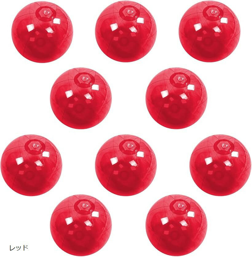 バリエーションコード : 2bry34dxtt商品コード2brydsfjhh商品名ビーチボール 30cm クリアタイプ 透明 水遊び プール 海 レジャー 軽量 10個セットブランドシャンディニー(Chandeny)カラーレッド「30cmビ...