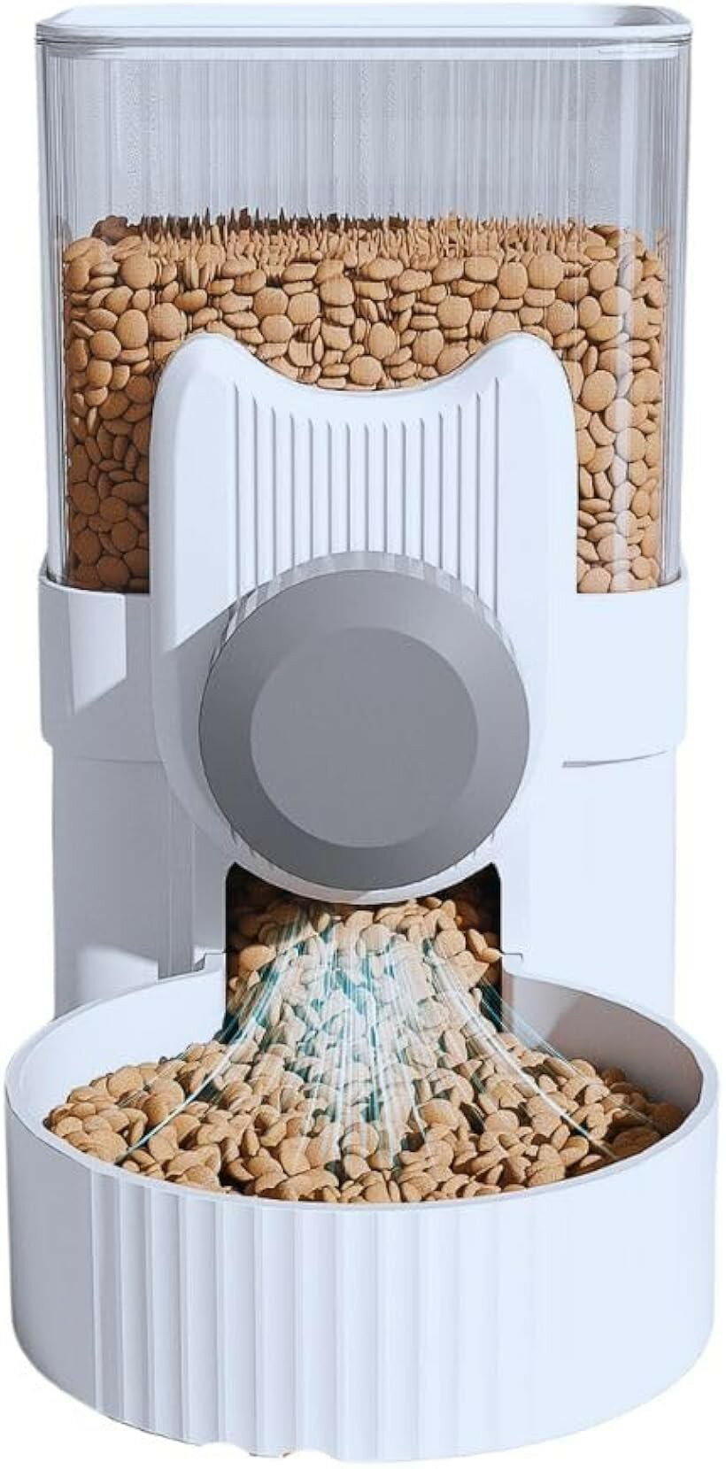 商品コード2bup5926c9商品名自動給餌器 ケージ取付 1L 75°傾斜 防湿 鮮度保持 密閉蓋 クリップ式 猫 犬 小動物 こぼれにくいブランドPreQuoroカラーグレー「お留守番も安心。自動でしっかり給餌」PreQruooの自動給...