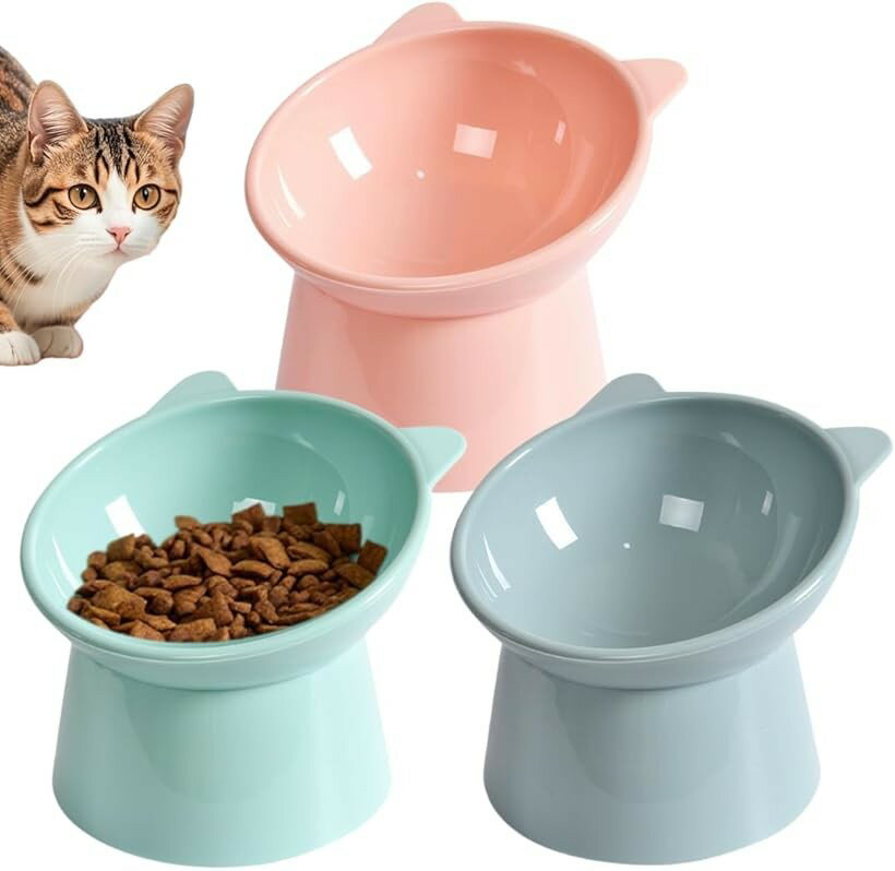 商品コード2b9ld1hroo商品名猫 餌入れ 皿 フードボウル 食べやすい えさ 水飲み 食器 洗いやすい 3個セットブランドRekiLifeカラー3種類「自然な姿勢での食事が可能」可愛い猫耳デザインが特徴のペットボウル。見た目の可愛さ以...
