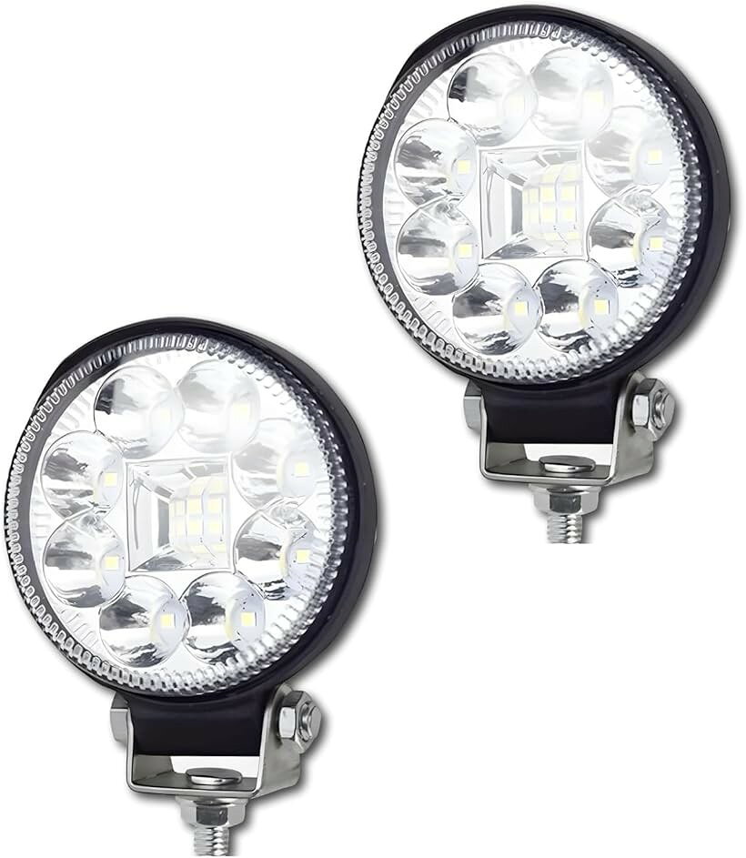 商品コード2brsvc5qv3商品名LED バックランプ 12V/24V兼用 丸型 白光 高輝度 トラック 作業灯ブランドENN LLCサイズ等2個セット「明るさと広視野 」高品質なLEDチップを採用し、従来のLEDバックランプと比較して輝...