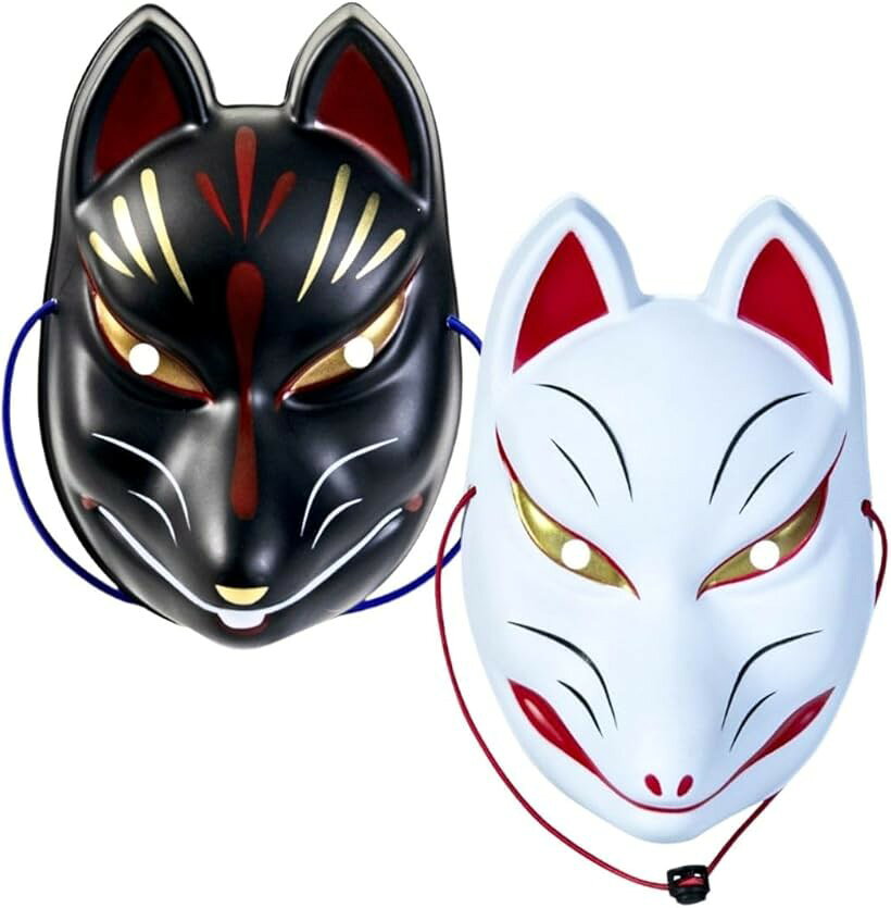 商品コード2br0lgq30u商品名きつねの面 狐面 2枚セット 仮装 ハロウィン コスチューム お祭り用ブランドSolvanta「イベント映えデザイン」白と黒の狐面セットで、コスプレや仮装イベントにぴったりです。対照的な色使いが存在感を引...