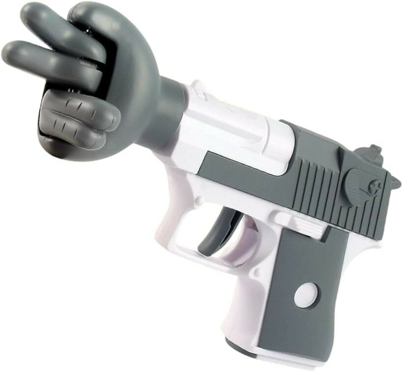 バリエーションコード : 2brq8l2d23商品コード2brq8wp26f商品名じゃんけんゲーム銃おもちゃトイガンで遊ぶ 電池不要 子供用 パーティー 玩具 フィジェット トイブランドインターメッツォカラーグレー「ジャンケンのおもちゃ」エ...