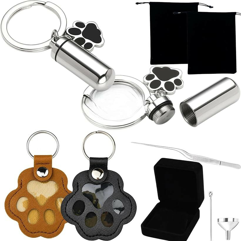 バリエーションコード : 2bk5t2j1xo商品コード2bk5ttt8pu商品名遺骨 キーホルダー 犬 猫 毛入れ ペット 手元供養 ステンレス 防水 遺骨入れ 遺毛ケース 犬の毛 猫の毛 メモリアル 分骨ブランドAlpha Depotカ...