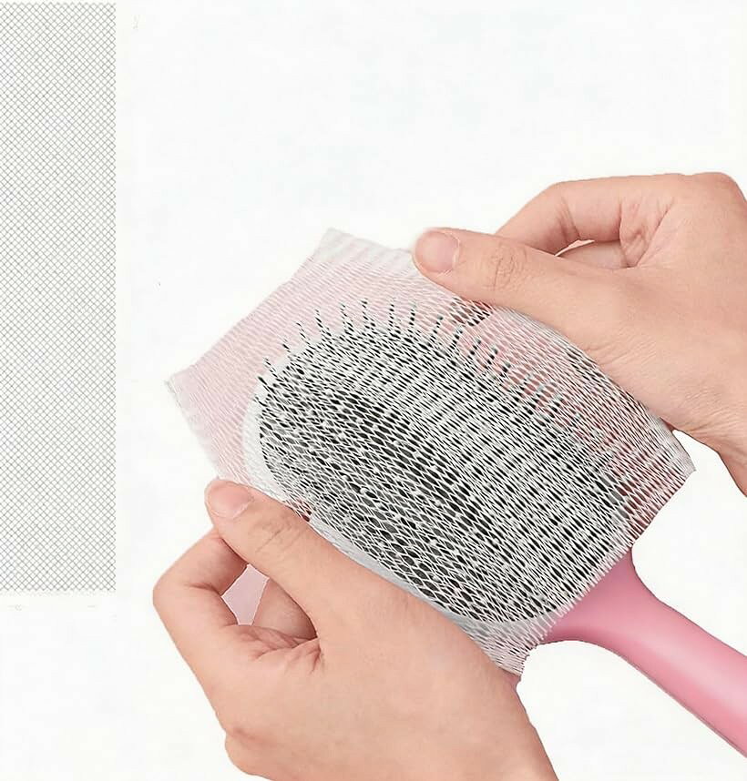 バリエーションコード : 2bk6dhscfp商品コード2bkic5099y商品名ヘアブラシクリーナー ヘアブラシのお掃除ブラシ ブラシの抜け毛と汚れ取りシート 毛掃除 お手入れ 櫛清掃ネット 伸縮可能 洗浄櫛保護網 汎用櫛プロテクターブラ...