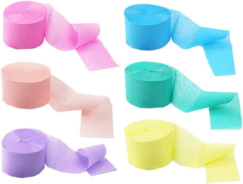 バリエーションコード : 2b26qhjgq8商品コード2b26qthnn9商品名クレープ紙 ロール 1巻25m 6色セット アートフラワー 装飾 手芸 クレープペーパー パステルブランドRimikuru・クレープ紙 ロール パステルカラー...