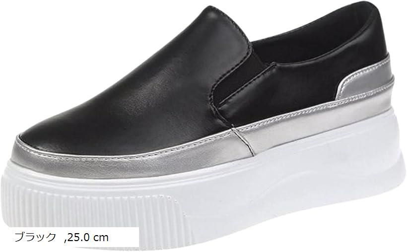 バリエーションコード : 2b4tt4l3py商品コード2b4tyt5yfd商品名厚底スリッポン レディース 厚底スニーカー 4.5cmソール フラットソール 軽量 サイドゴム ブラック 25.0cmブランドAPOSITVカラーブラックサイ...