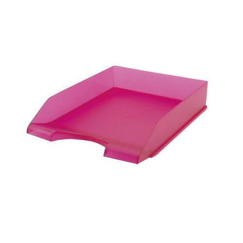 ●A4サイズの書類や小物の整理に便利です。　●5段まで積み重ねできます。　●タイプ／A4タテ　●サイズ／W255×D347×H65mm　●材質／PS　※表示サイズは外寸法です。