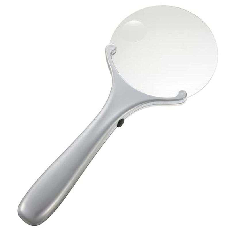 ハンドルーペ3 LED照明付 シルバー エルズーム LH-M01HL90-3-S 07-8995原産国:中国レンズ寸法:Φ90mm倍率:約2.5倍(メインレンズ)、約4倍(サブレンズ)目測倍率と異なりますレンズ素材:アクリルレンズ、本体素材...