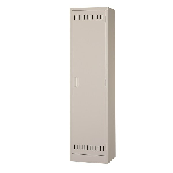 ■商品説明 品名 掃除用具ロッカー　浅型 品番 NKHC 製造元 アルプススチール(ALPS) 外寸法 重量 幅455×奥行400×高さ1790mm 21.7kg 内寸法 幅387×奥行350×高さ1650mm 色・材質 本体／ニューグレー...