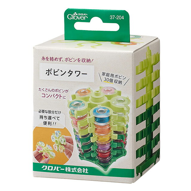 ●家庭用ボビン・工業用ボビン（通常サイズ）に適応●ボビン30個収納（5個収納×6段）【商品の詳細】ボビン30個（5個×6段）糸が絡まないでスッキリとコンパクトに収納することが出来ます。・ボビンの出し入れが簡単です。・段の付け外しが出来ます。...