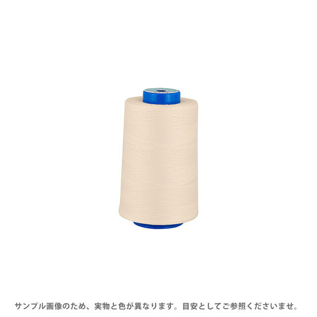 ●素材：ポリエステル100％●長さ：3000m巻き●ミシン針：11〜14号【商品の詳細】ポリエステル100％のスパン糸。肌着、作業着、ニット製品、各種衣料品の縫製に適した60番手の工業用ミシン糸です。ポリエステル素材の中でもミシン糸用として...