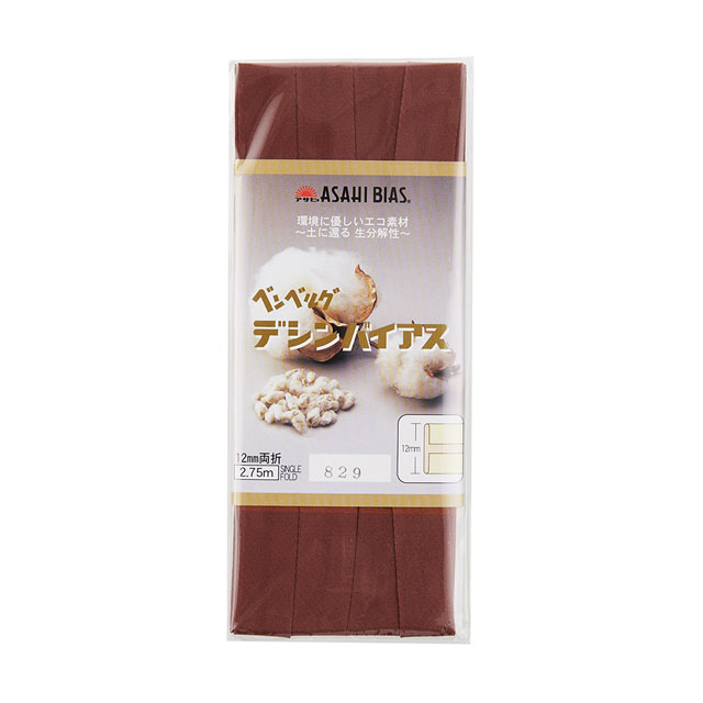 ●素材：キュプラ100％（ベンベルグ）●サイズ：12mm幅×2.75m巻【商品の詳細】衿ぐりや袖ぐりなどの見返しの代わりにしたり、布端をくるんで縁取りにも。幅広い用途にお使い頂けます。※取扱表示を必ずご確認の上、ご使用ください。【ご注文前に...