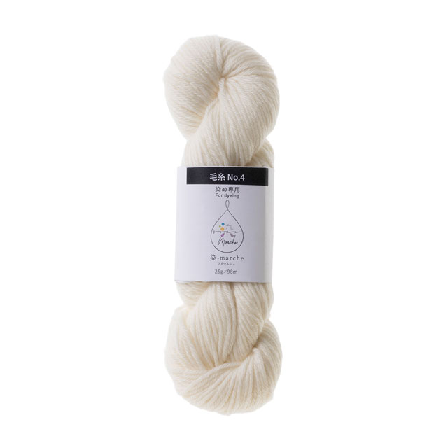 ●素材：ウール60％（メリノウール・防縮加工）、綿40％（スーピマ）●容量：約25g（約98m）●使用針：棒針0〜2号 / かぎ針2/0〜4/0号●標準ゲージ：29〜31目・38〜40段【商品の説明】染-marche（ソメマルシェ）専用のウ...