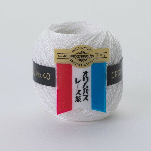 ●素材：綿100％●容量：約10g玉巻（約89m）●使用針：レース針6〜8号【商品の特徴】細く、長く、しなやかで、優れた光沢をもつ最高級エジプト綿を使用し、1956年発売からロングセラーの本格的なレース糸です。最高品質で、タティングレースな...