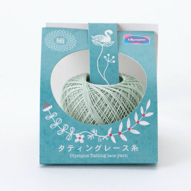 ●素材：綿100％●容量：約3g玉巻（約40m）【商品の特徴】糸すべりが滑らかで結いやすい、繊細で美しいタティングに最適なレース糸です。タティングレースでの作品作りに選びやすい40m巻きです。レース糸#70程度の太さです。【ご注意】紡績・撚...