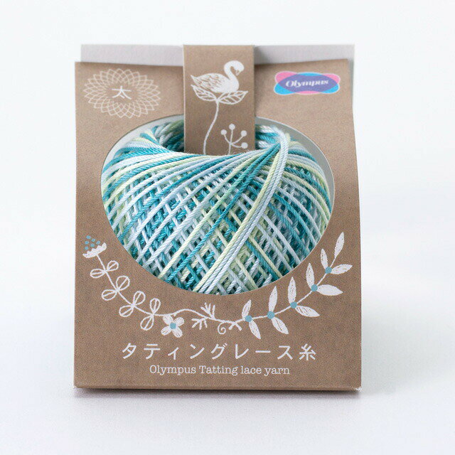 ●素材：綿100％●容量：約10g玉巻（約40m）【商品の特徴】糸すべりが滑らかで結いやすい、繊細で美しいタティングに最適なレース糸です。タティングレースでの作品作りに選びやすい40m巻きです。レース糸#18〜20程度の太さです。【ご注意】...