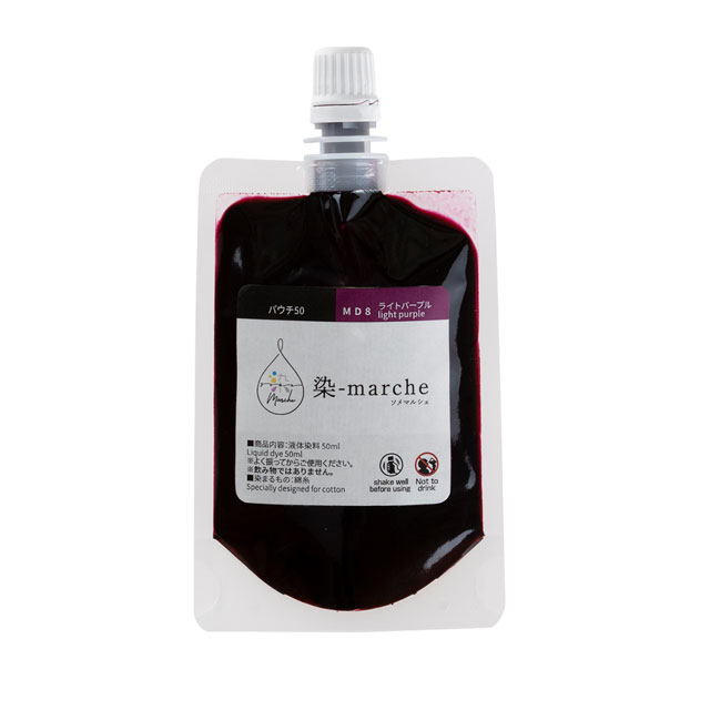●容量：50ml【商品の説明】染-marche（ソメマルシェ）専用液体染料。イージーライナー（別売）を使って水で染めるから面倒な温度管理はいりません。使い終わったら小さく畳んで処分できるエコなパウチタイプです。染-marcheは、液体染料を...