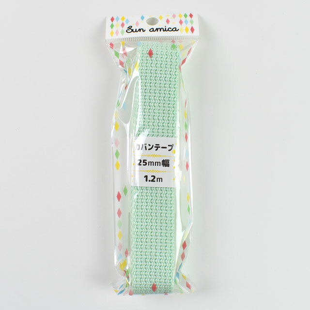 ●素材：本体 アクリル / ラメ ポリエステル・ナイロン●サイズ：幅 約25mm / 長さ 約1.2m【商品の詳細】通園・通学用のレッスンバッグやシューズバッグ等の持ち手に最適なラメ入りの1.2m巻のアクリルカラーテープです。【ご注文前に必...