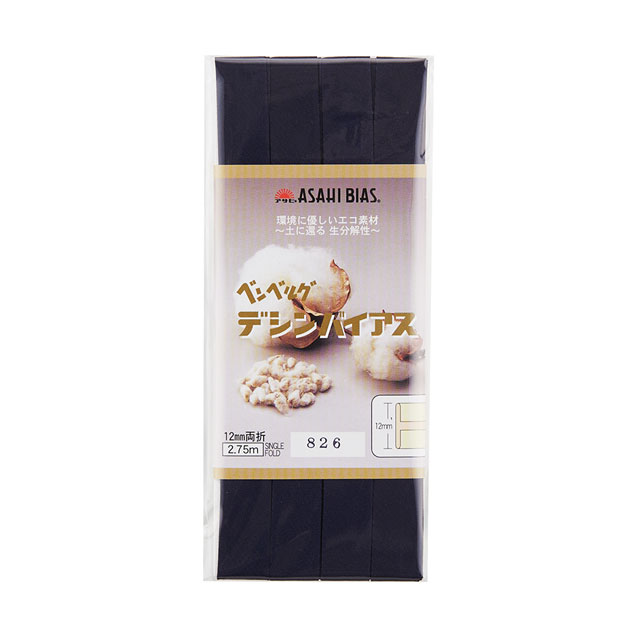 ●素材：キュプラ100％（ベンベルグ）●サイズ：12mm幅×2.75m巻【商品の詳細】衿ぐりや袖ぐりなどの見返しの代わりにしたり、布端をくるんで縁取りにも。幅広い用途にお使い頂けます。※取扱表示を必ずご確認の上、ご使用ください。【ご注文前に...