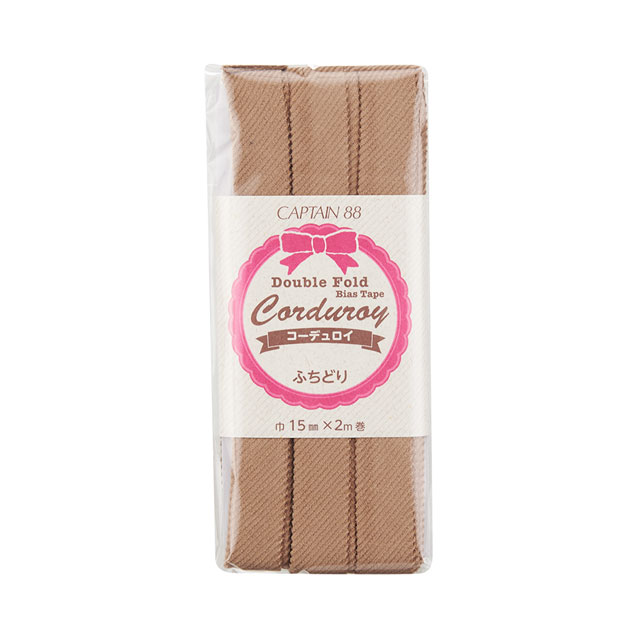 ●素材：綿100％●サイズ：15mm幅×2m巻【商品の詳細】あたたかみのある風合いと色展開で、作品がおしゃれに仕上げることが出来る、コーデュロイのバイアステープです。ひざ掛けの縁取りなどのあったかアイテム作りにおすすめです。【ご注文前に必ず...