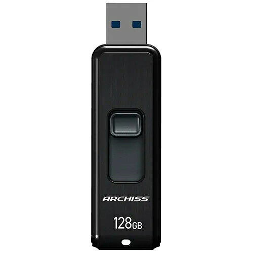 （製品詳細） 色：ブラック 容量：128GB インターフェース：USB3.2（Gen1） 対応OS：Windows 10/11、macOS 11以降 寸法：W20.1×D59.3×H9mm 重量：約10g ※USB3.1（Gen1）・USB...