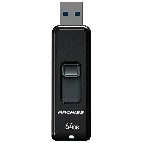 （製品詳細） 色：ブラック 容量：64GB インターフェース：USB3.2（Gen1） 対応OS：Windows 10/11、macOS 11以降 寸法：W20.1×D59.3×H9mm 重量：約10g ※USB3.1（Gen1）・USB3...