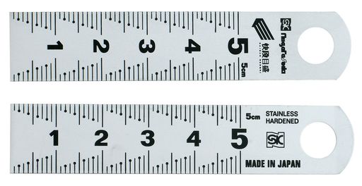 製造国:日本 長さの許容差:プラスマイナス0.15mm 目盛のピッチ:上下段1mm