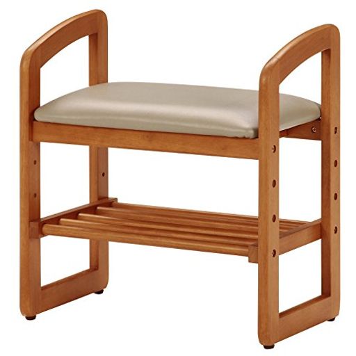 暮らしの様々なシーンで使える! サポートチェア サイズ:幅50x奥行30x高さ54cm 本体重量:4.2kg 耐荷重:80kg 座面サイズ:45cmx30cm 素材・材質:構造部材/天然木(ラバーウッド)、張り材/合成皮革、クッション材/ウ...
