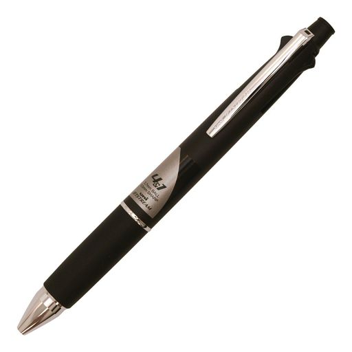 ノック式 / シャープ消しゴム付 重量:23.6g 芯径:0.5mm ボール径:0.7mm インク色:黒、赤、青、緑 サイズ:軸径 直径13.7x厚さ18.5x全長148.8mm