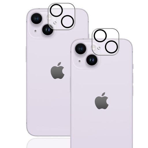 【対応機種】対応 iPhone 14/iPhone 14 plus 適用のレンズ保護フィルム【2枚】 【精緻なデザイン】ガラス縁をラウンド加工することにより滑らかな手触りを実現何も貼っていないような感じ擦り傷防止の透明なガラスで本体の美しさ...