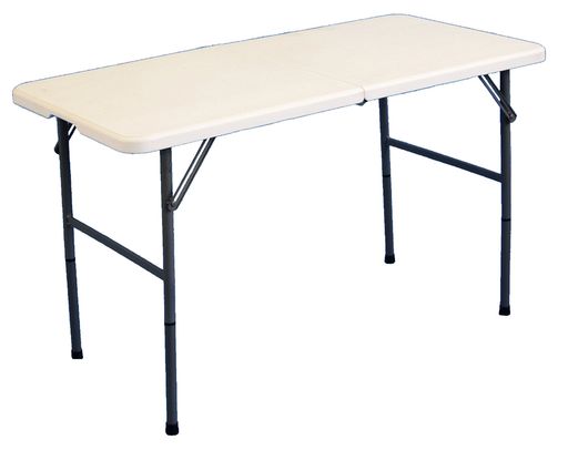 サイズ/使用時:約幅120x奥行61x高さ74cm、収納時:約幅62.5x奥行71x高さ7.2cm 耐荷重:100kg 重量:約8.5kg 組立の有無:お客様組立品(脚部のみ) サイズ展開:120cm、180cm