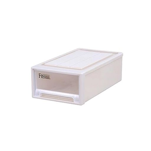 材質:【本体】ポリプロピレン【前枠】スチロール樹脂 全体耐荷重(約)※4段重ねた場合:14kg 有効内寸(約):幅24.9x奥行48.6x高さ13cm クローゼットの収納に最適な収納ケースです。幅30cmのスリムタイプ。積み重ねてもたわみに...