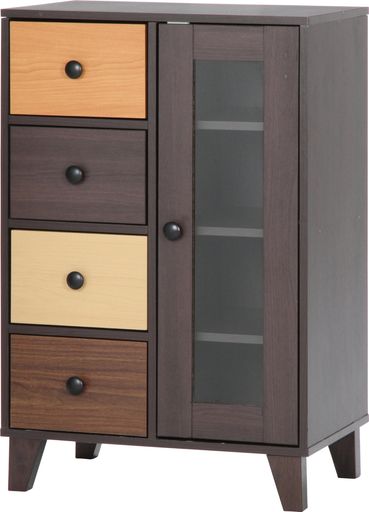 サイズ:幅59x奥行39x高さ89cm 本体重量:24kg 素材・材質:MDF・パチクルボード 原産国:タイ