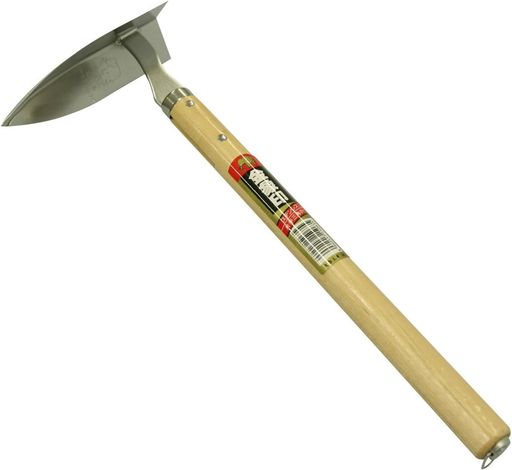 原産国:日本 材質:(頭部)ステンレス刃物鋼/(柄部/天然木 重量:300g 全長:380mm 刃幅:140mm