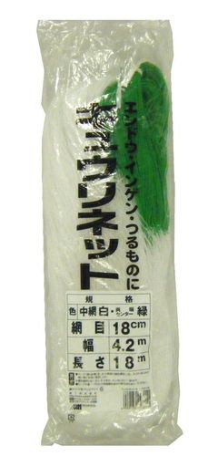 サイズ:4.2x18m 網目:18cm目 色:白緑