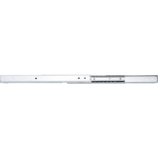 レール長:350mm、移動距離:364.4mm 耐荷重(N/ペア):333N、耐荷重(kgf/ペア):34kgf 推奨ねじ:呼び4なべタッピンねじ・またはM4なべ小ねじ スライド機構:ボールベアリング 入数:1本(片側)のみ、材質:ステンレ...