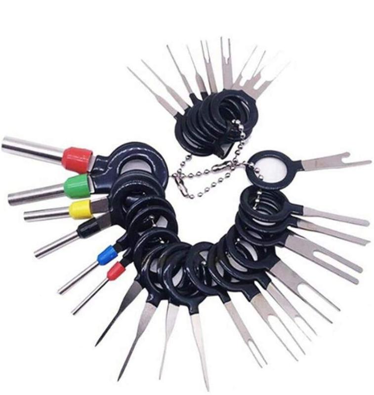 コネクターピン抜き 端子除去ツール カプラー コネクター 配線 端子 外し 抜き 26種類 工具 カーターミナル取り外しキーツール配線コネクタエクストラクタプーラーリリースピン