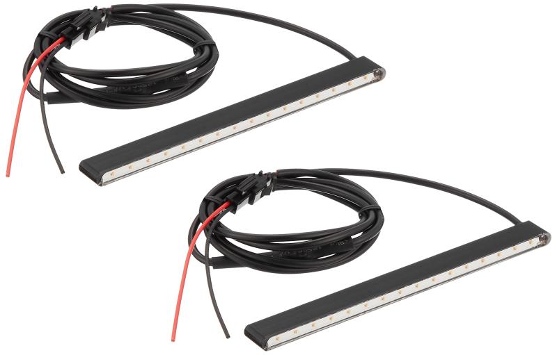 NANIYA(ナニヤ) LED COB デイライト ハーフサイズ レッド 2本セットセット内容:2本発光色:レッドサイズ:130mm×6mm×12mm(WHD)電圧:12V種類:COB 16チップ