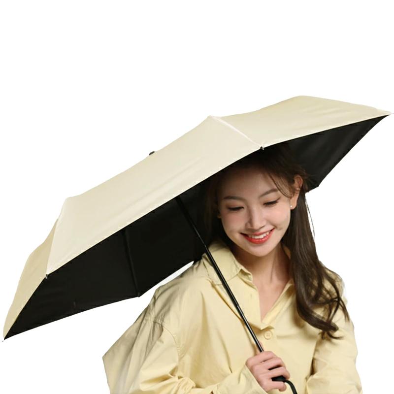 日傘 折り畳み傘 超軽量136g 晴雨兼用 99.9%以上UVカット率 一级遮光 遮熱 300T 高密生地 超撥水 高強度カーボンファイバー 耐風式 折畳傘コンパクト携帯便利 ミニ傘50CM