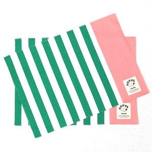 ランチョンマット グリーンストライプ 2枚セット 名前シール付き ランチマット 給食ナフキン 小学校 キッズ 日本製【カラー】 グリーンストライプ【サイズ】 縦25cm×横35cm【素材】 コットン100％【仕様】 アイロンで接着可能なお名...